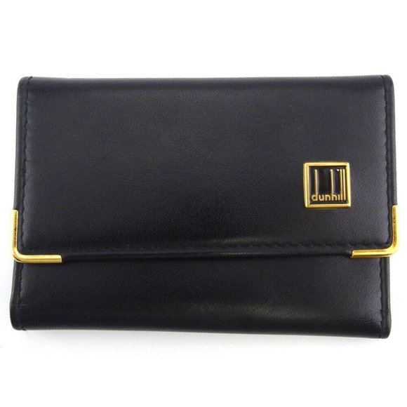 Dunhill | Bags | Dunhill Key Case Logo Plate Leather Auth Used T8571 ...